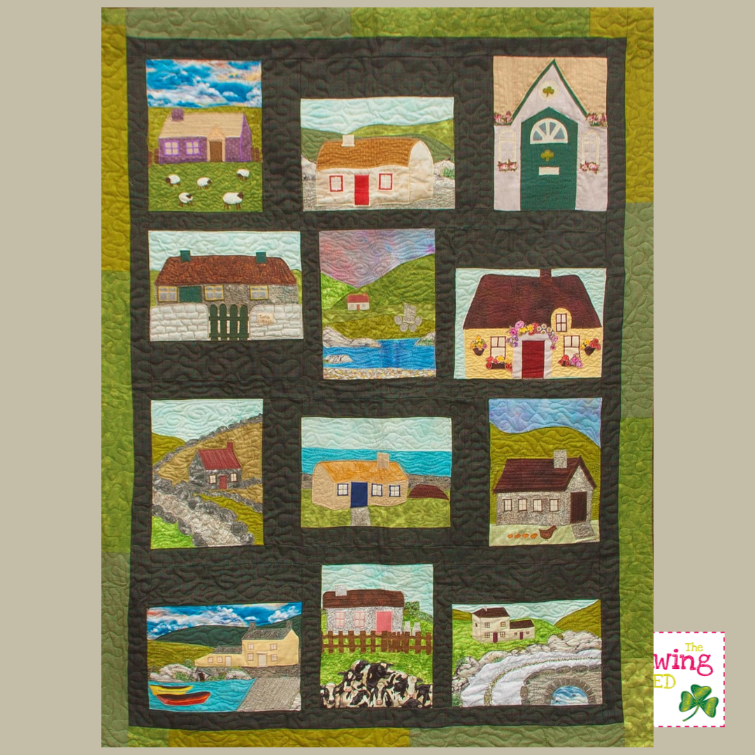 Irish cottages Quilting Pattern Book (Digital Download) | Sewing ...