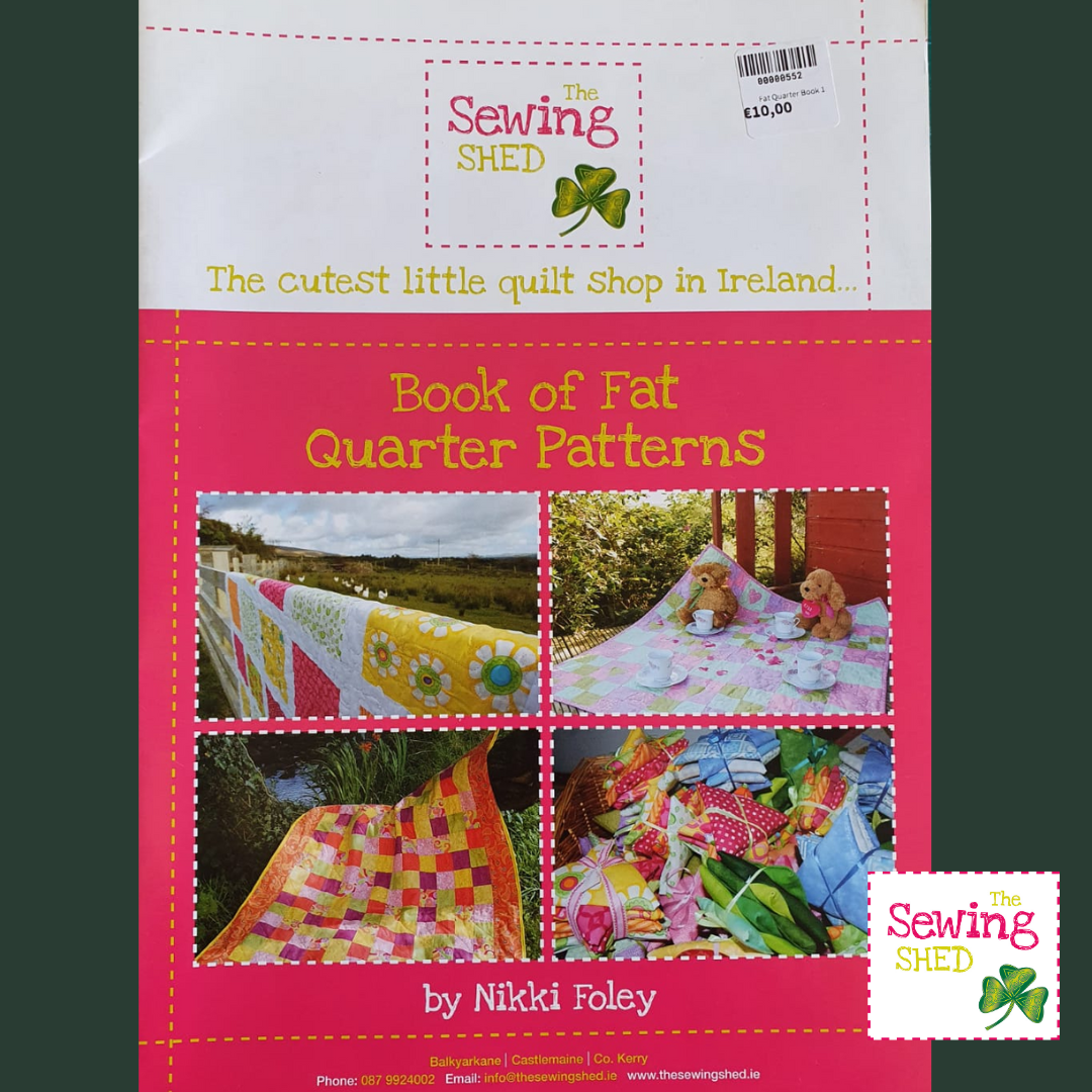 Book of Fat Quarter Patterns | Sewing & Quilting Pattern | The Sewing ...