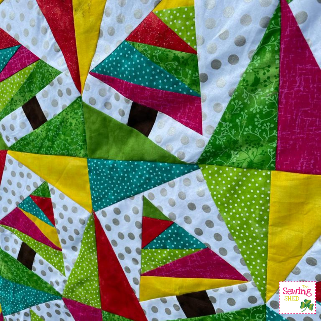 Funky Christmas Tree Quilt Pattern | Sewing & Quilting Pattern | The ...