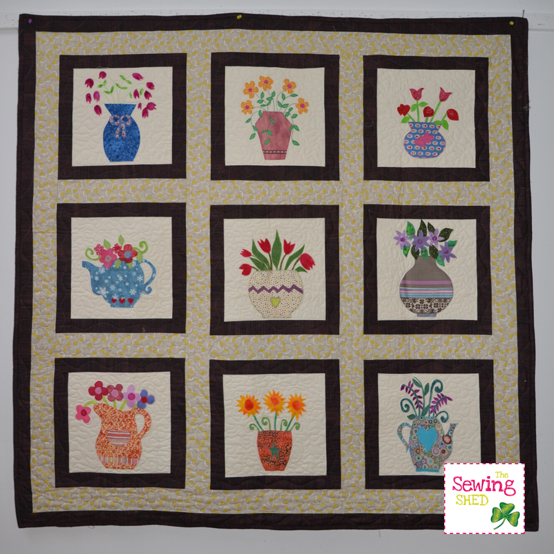 Vintage Floral Applique Quilt Pattern Book | Sewing & Quilting Book ...