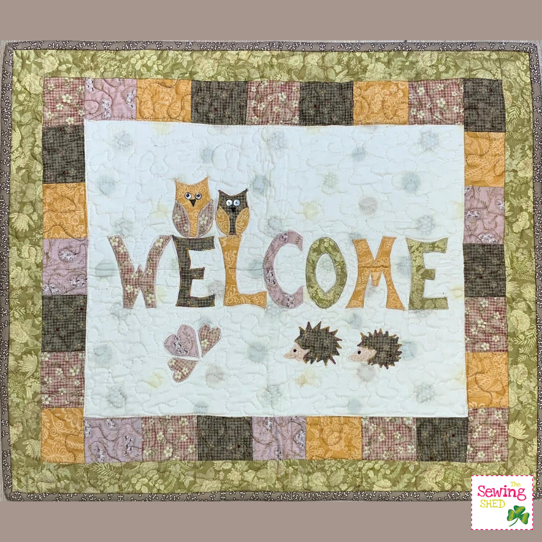 Welcome Wall Hanging Pattern | Sewing & Quilting Pattern | The Sewing ...